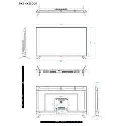 DMM.Make PCモニター【50インチ/4K(3840×2160)/HDR/VAパネル/HDMI/USB/スピーカー/ブラック/2023年8月モデル】 DKS-4K50DG6 | ノジマオンライン
