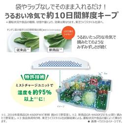 TOSHIBA 冷蔵庫【5ドア/右開き/452L/エクリュゴールド】★大型配送対象商品 GR-Y450GTM-NS | ノジマオンライン