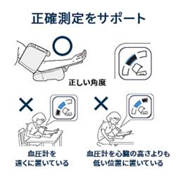 オムロン アーム式血圧計【メモリ2人×100回分/全自動/姿勢ガイド/簡単測定/大画面】 HCR-1802 | ノジマオンライン