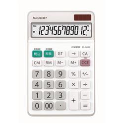 SHARP ナイスサイズ電卓 12桁表示 EL-N432X | ノジマオンライン